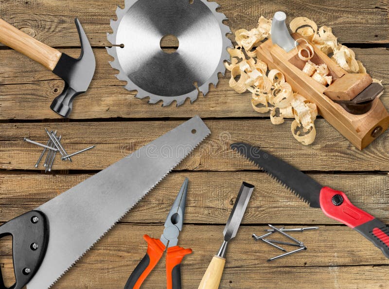 Workbench stock photo. Image of carpenter, pincers, closeup - 61558126