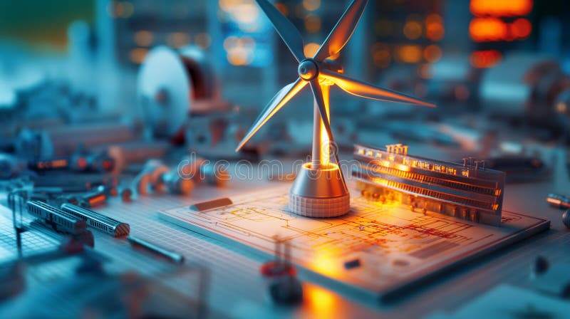 Workbench with Equipment for Creating Clean Energy System Projects ...