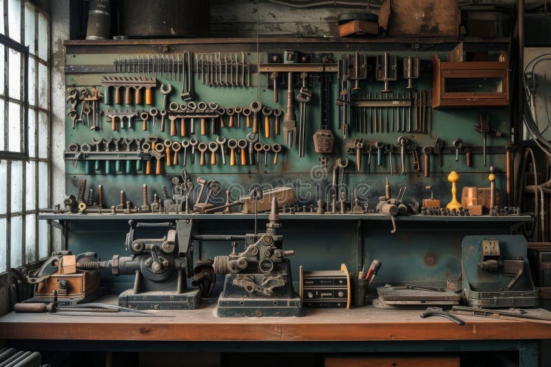 A Workbench Filled with Various Tools and Equipment, Ready for Any ...
