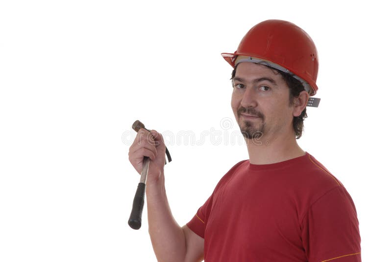 Average Construction Worker Stock Image - Image of person, building ...