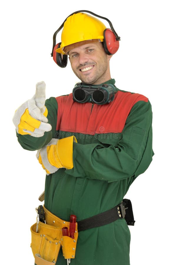 Worker stock image. Image of plumber, protective, safety - 16330607