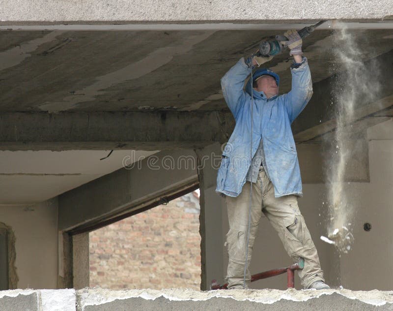 Demolition stock photo. Image of concrete, building, digger - 2193938