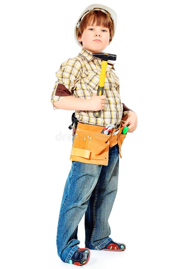 Worker stock photo. Image of hammer, education, happiness - 20300474