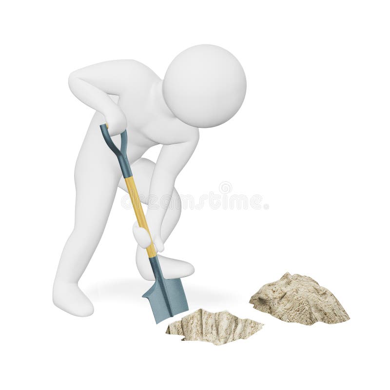 Man Digging Hole Stock Illustrations – 363 Man Digging Hole Stock ...