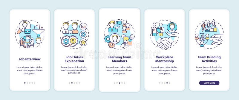 Worker Adaptation Program Concept Icon Stock Vector - Illustration of ...