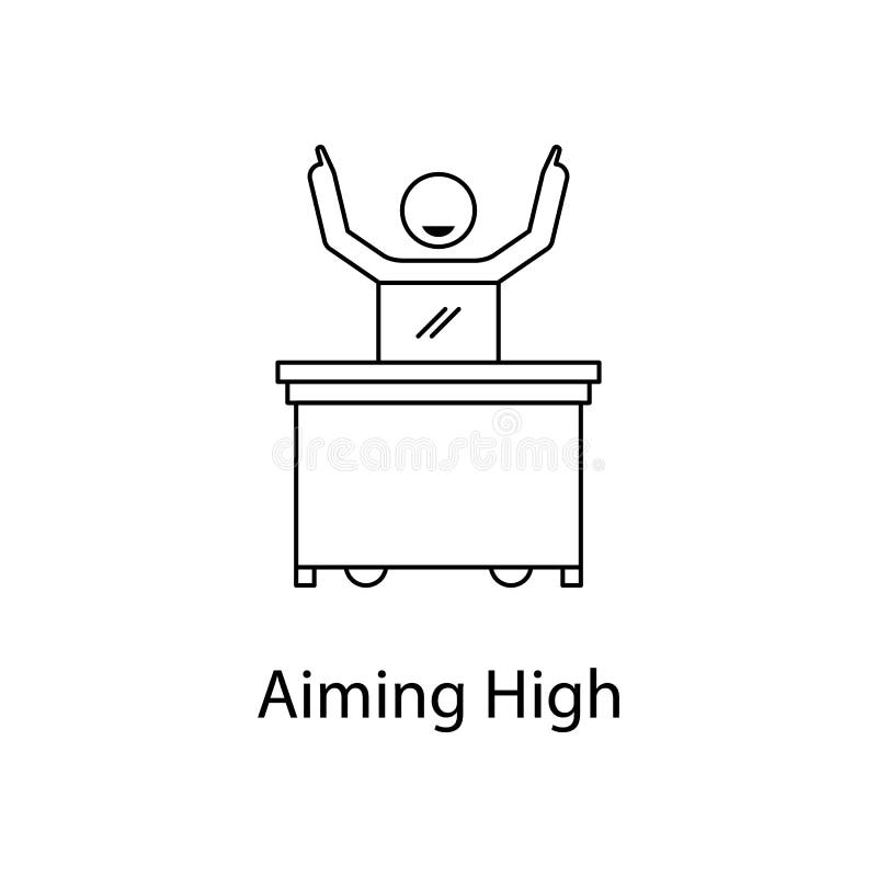 High Place Work Icon Stock Illustrations – 856 High Place Work Icon ...