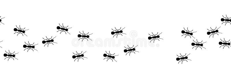 Red ants border / frame stock vector. Illustration of brown - 6342528