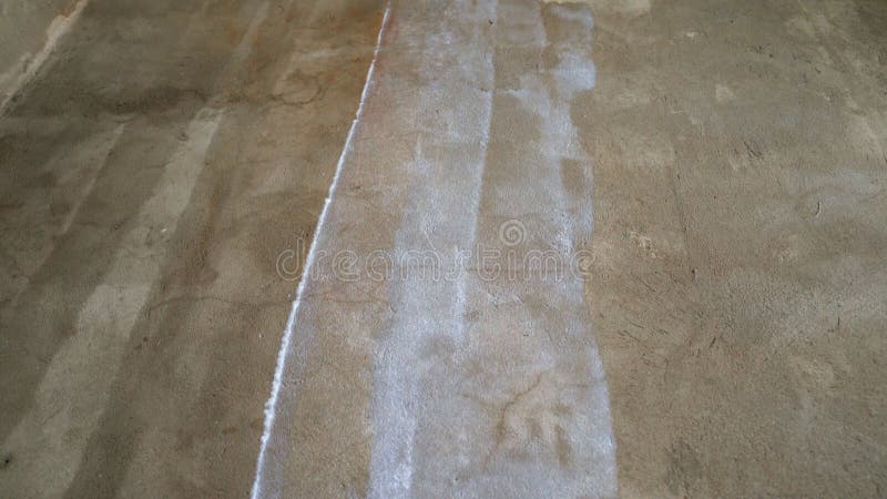 Worker Applying Epoxy Resin on Concrete Floor Stock Image - Image of ...