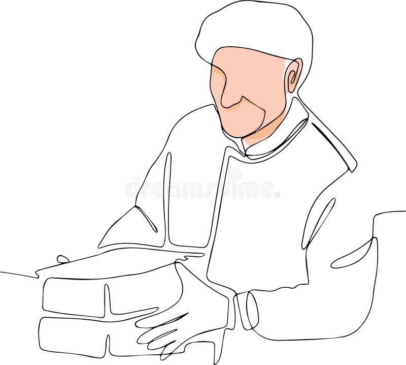 Worker in Assembly Line Workshop Stock Vector - Illustration of looking ...