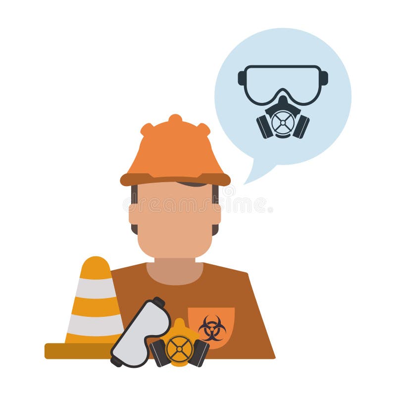 Construction worker avatar stock vector. Illustration of maintenance ...
