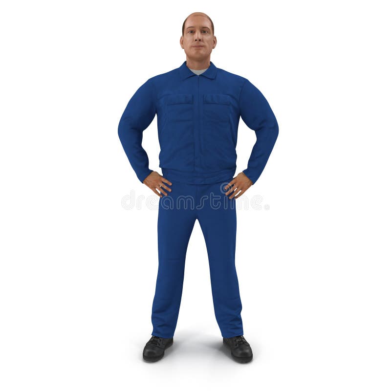Blue Coverall Stock Illustrations – 503 Blue Coverall Stock ...