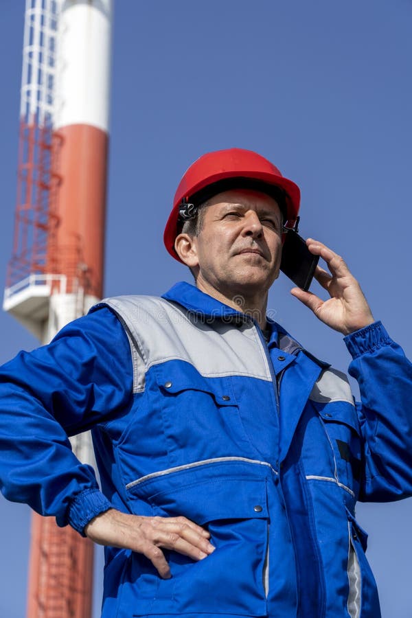 Power Plant Worker with Notebook Computer Stock Photo - Image of ...