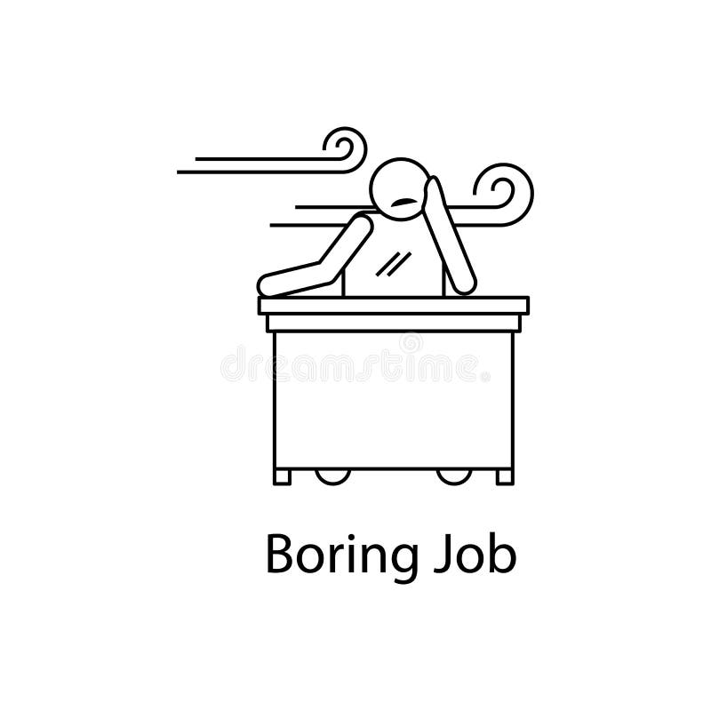 Boring Office Job Cartoon Stock Illustrations – 304 Boring Office Job ...