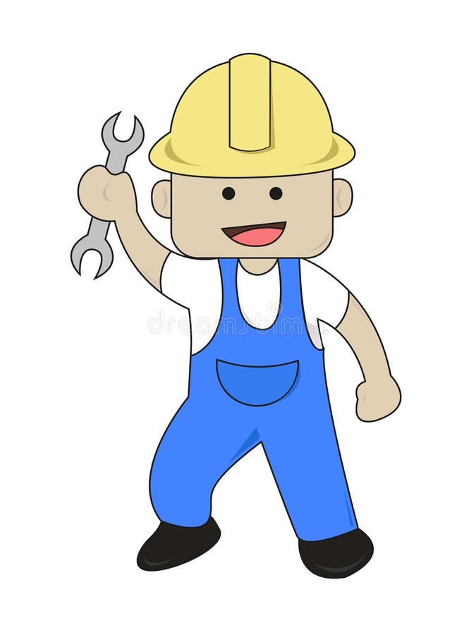 Worker Bring Tool Flat Cartoon Stock Illustrations – 5 Worker Bring ...