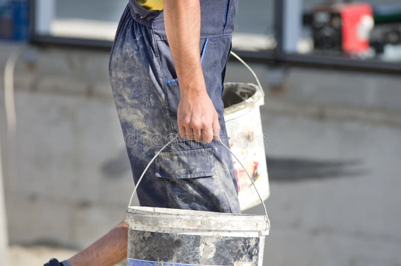Man Carrying Two Buckets Stock Photos - Free & Royalty-Free Stock ...