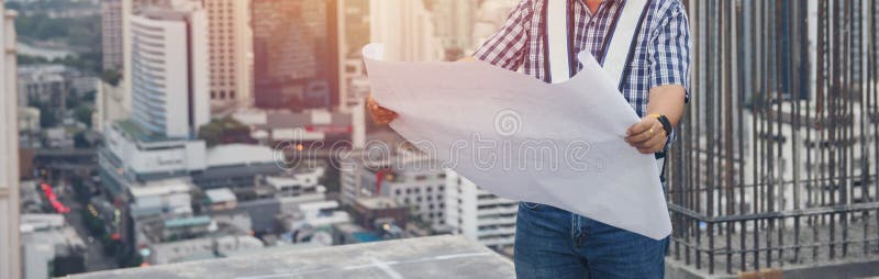 The Worker Builder Foreman Engineering Occupation Working Stock Image ...
