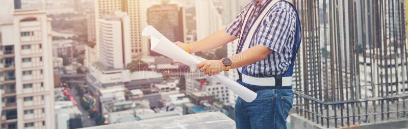 The Worker Builder Foreman Engineering Occupation Working Stock Image ...