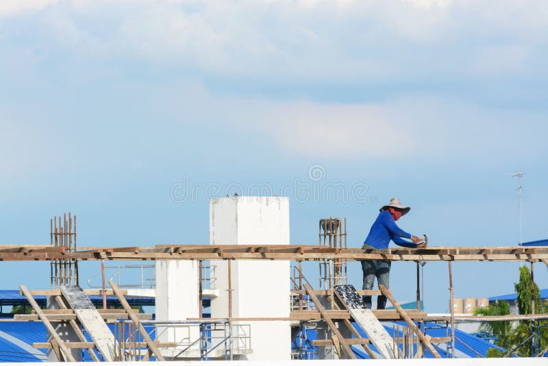 Worker building stock image. Image of equipment, city - 65108421