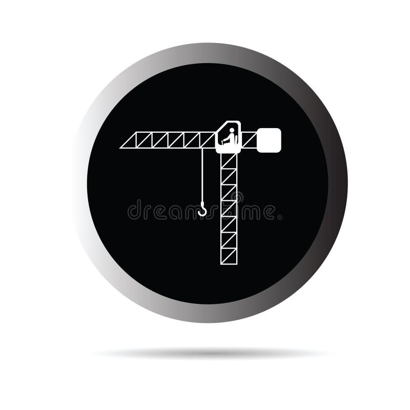 Worker button vector stock vector. Illustration of engineer - 45681735