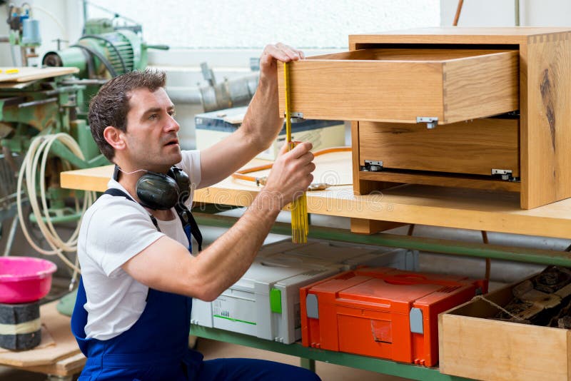 Worker in a Carpenter S Workshop Stock Photo - Image of factory ...