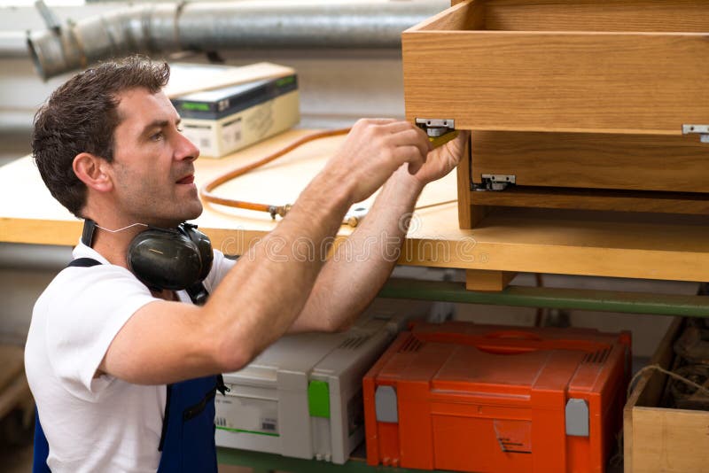 Worker in a Carpenter S Workshop Stock Photo - Image of handcrafter ...