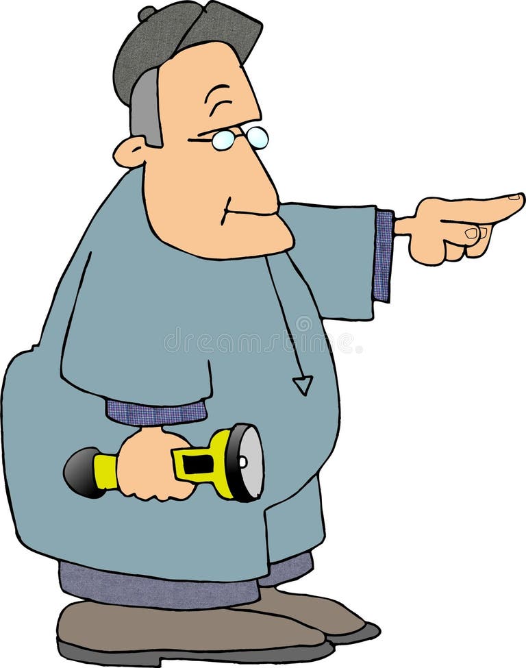 Cartoon Man Flashlight Stock Illustrations – 1,095 Cartoon Man ...