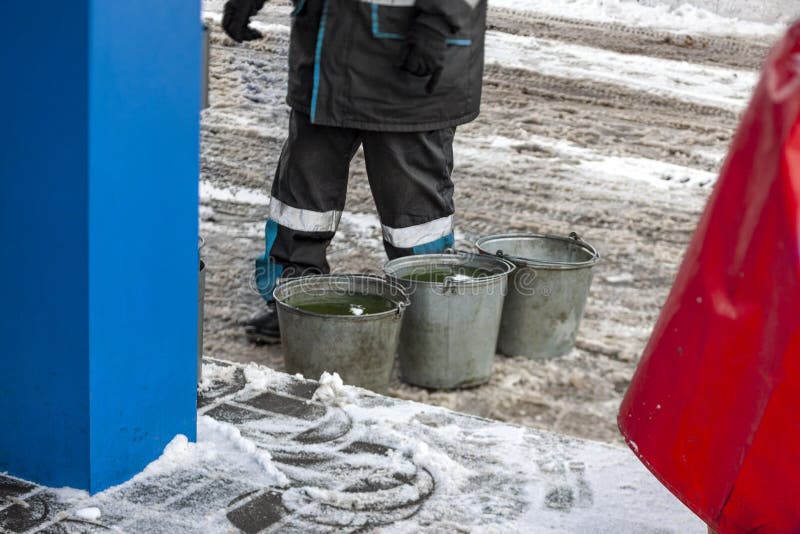 Worker Checking Fuel Quality Stock Image - Image of fuel, uniform ...