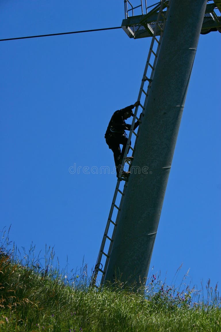 184 Lineman Climbing Utility Pole Stock Photos - Free & Royalty-Free ...