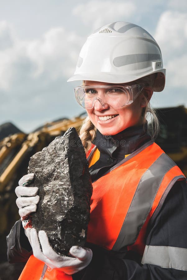 Worker with Coal in the Hands Stock Image - Image of coal, occupation ...