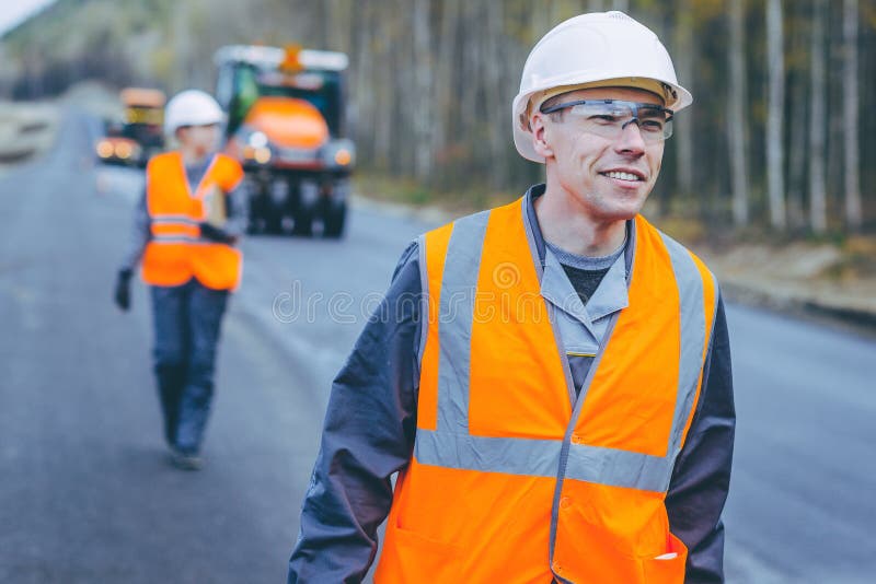 Worker construction build stock photo. Image of road - 100885138