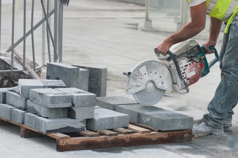 Worker, construction site stock photo. Image of machinery - 16818156