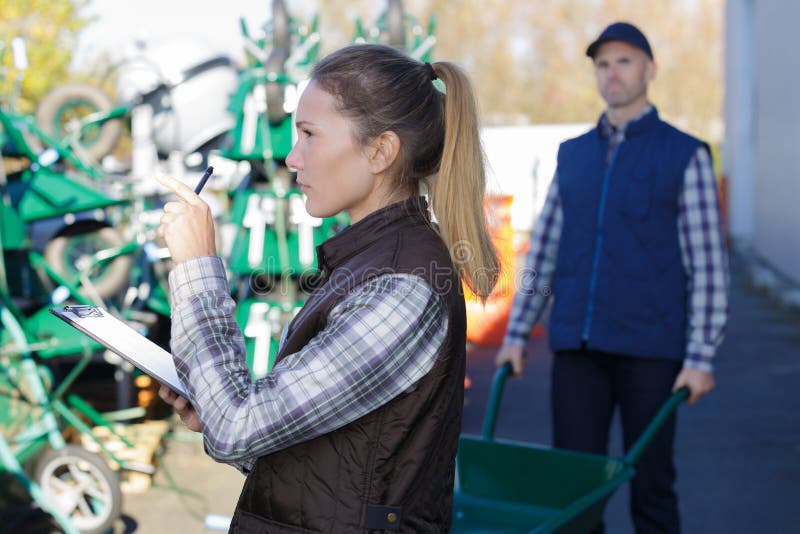 Worker Counting from Distance Stock Photo - Image of product ...