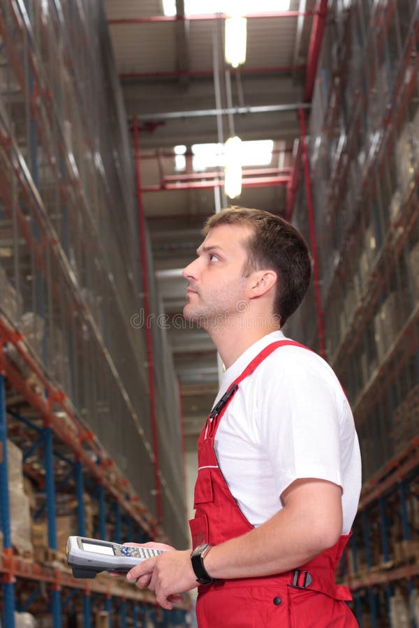 Storeroom worker stock image. Image of logistic, industry - 5716325