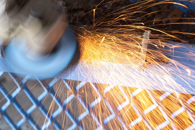 Steel With Grinding Patterns Blurry Stock Image - Image of grinding ...