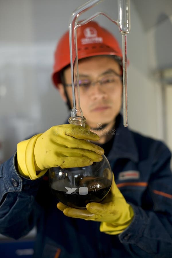The Worker is Doing Testing in Laboratory Stock Photo - Image of ...