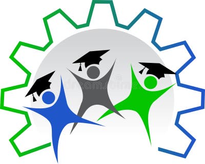 Worker education logo stock vector. Illustration of active - 25026593