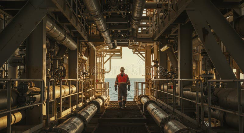 The Worker is Engaged in the Maintenance and Control of Processes at ...