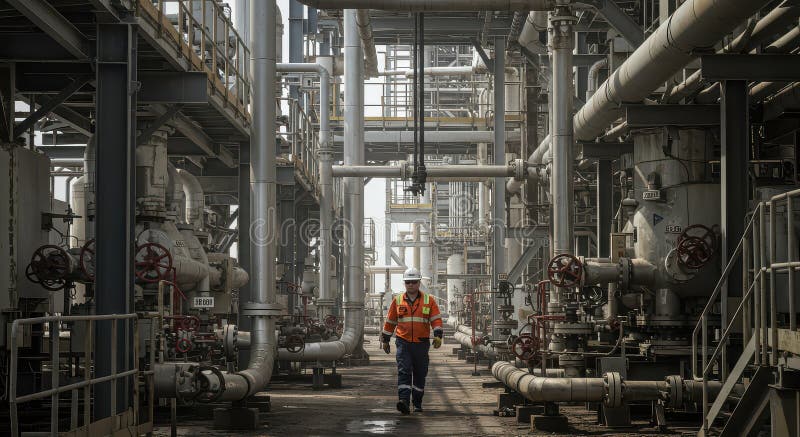 The Worker is Engaged in the Maintenance and Control of Processes at ...