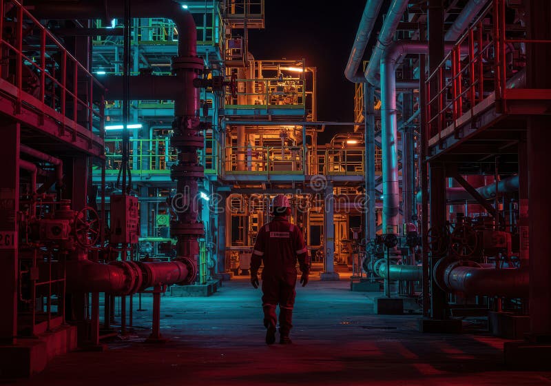 The Worker is Engaged in the Maintenance and Control of Processes at ...