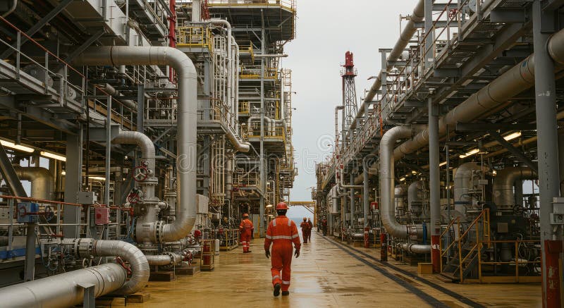 The Worker is Engaged in the Maintenance and Control of Processes at ...