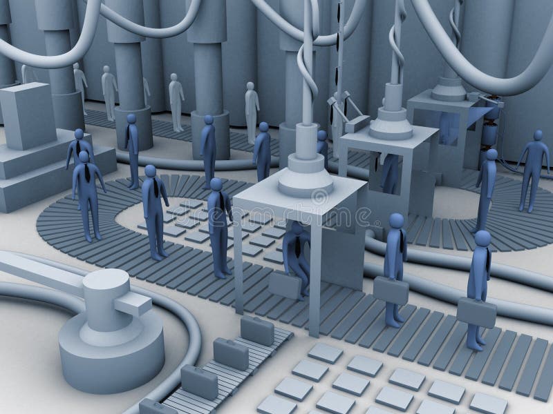 Worker factory stock illustration. Illustration of mass - 94271