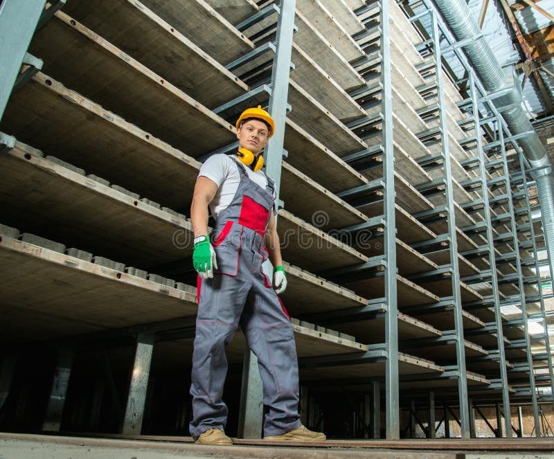 Worker on a factory stock photo. Image of operator, check - 40594334
