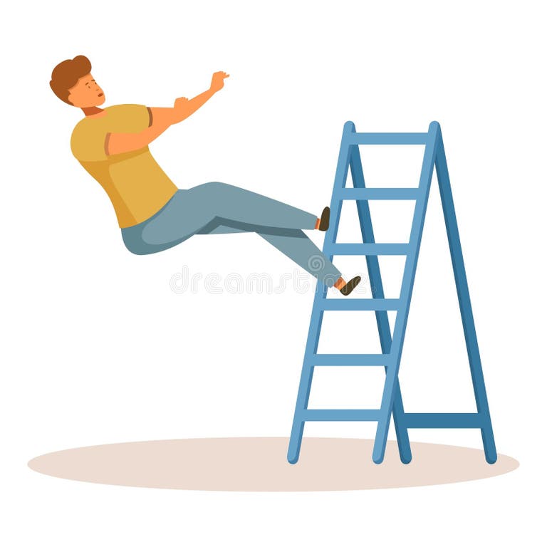 268 Caution Falling Ladder Stock Photos - Free & Royalty-Free Stock ...
