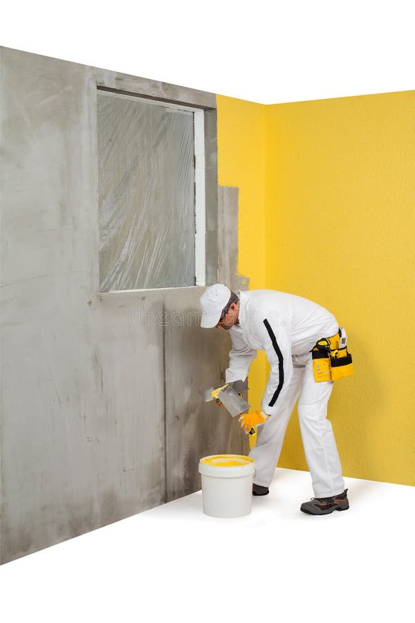 Construction Workers Working Stock Image - Image of ladder, builder ...