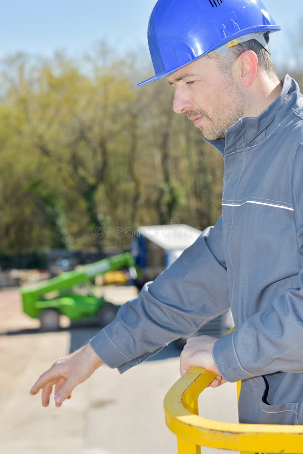 Worker giving orders stock photo. Image of blue, hair - 260341014