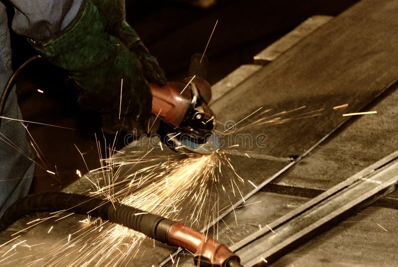 Worker grinding stock photo. Image of issues, fabricate - 8773942