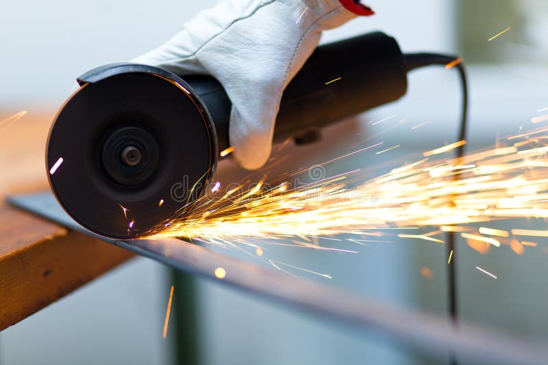 Grinding Disc and Sparks stock photo. Image of disc, tool - 6732634