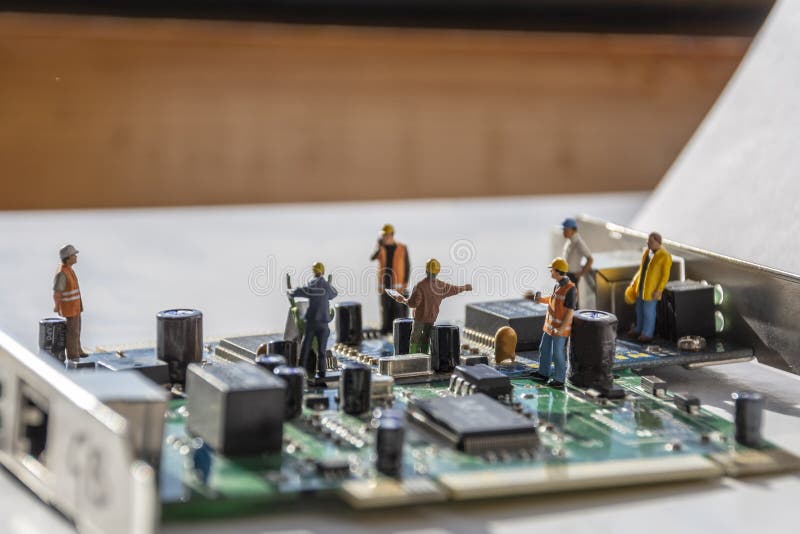 Worker Hardware Parts Component Stock Image - Image of refurbishing ...