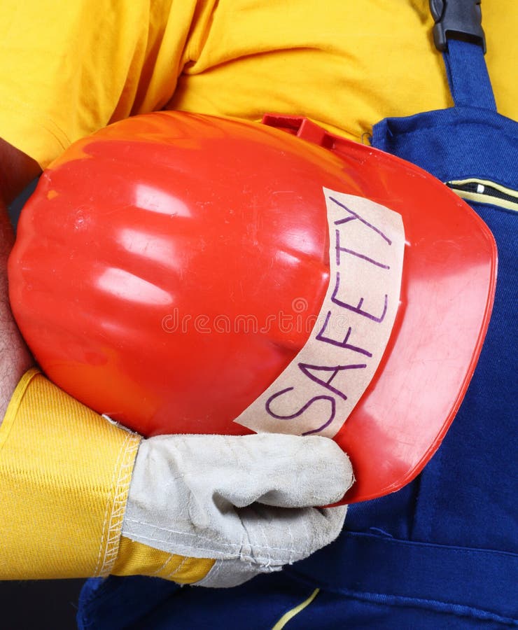 Worker with helmet stock photo. Image of protection, clothing - 67952494