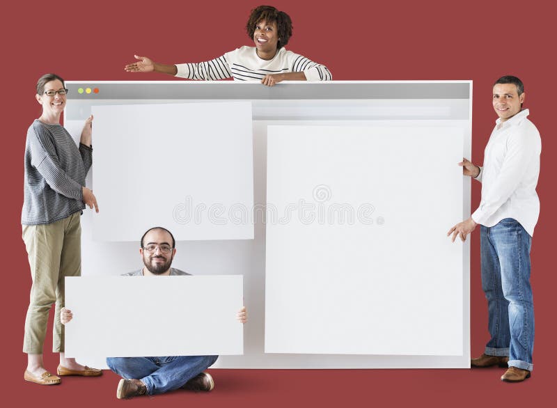 Worker Holding a Blank Board Together Stock Photo - Image of handcraft ...